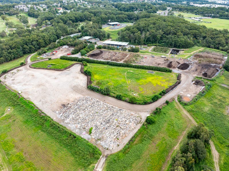 A Refuse Resource Recovery Centre Stock Photo - Image of aerial ...