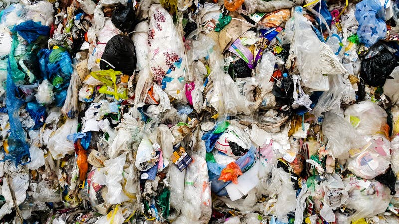 Refused Plastic Waste As Biomass Fuel Stock Photo - Image of disposable ...