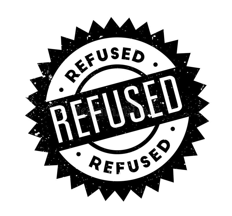 Refused Rubber Stamp Stock Vector Illustration Of Icon 99234591
