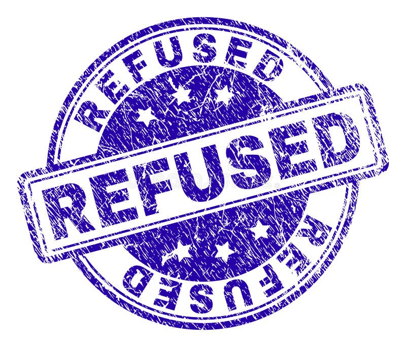 Refused Stamp stock illustration. Illustration of refused - 10630968