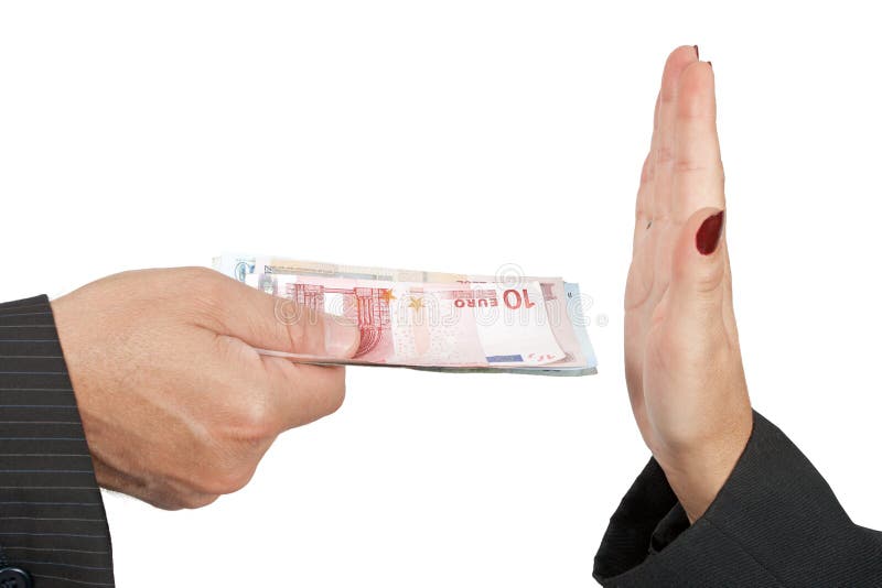 Refusing money stock photo. Image of concept, earnings - 26524312