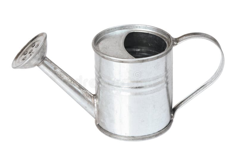 Regadera Galvanizada Del Metal Imagen de archivo - Imagen de lata ...