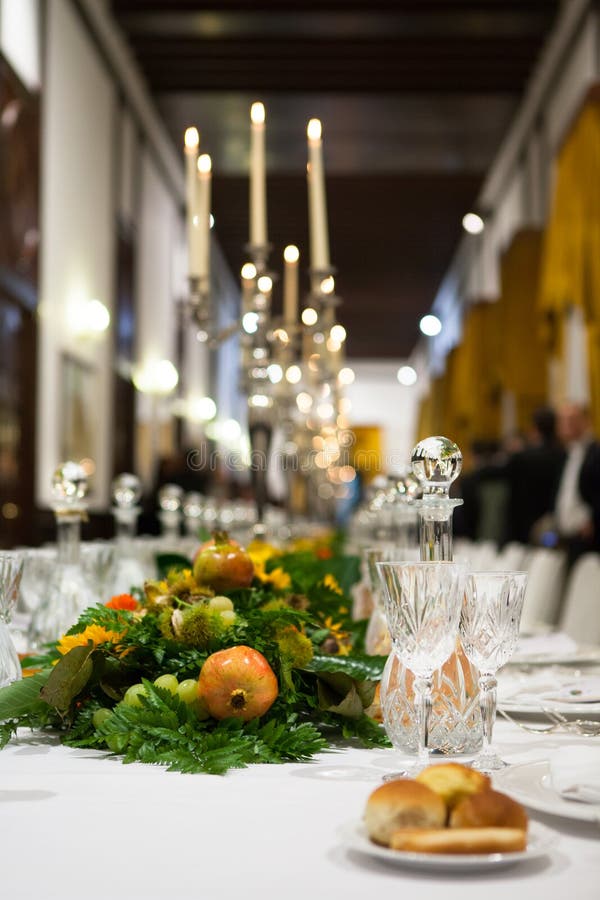 Regal Dinner stock photo. Image of reception, interior - 101062634