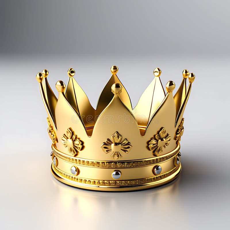 Royal Brilliance: Realistic Queen on Bright Yellow Background with Copy ...