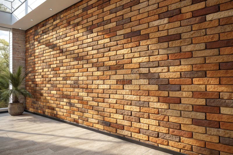 Elegant 3D Wallpaper with Royal Brick Design Stock Illustration ...