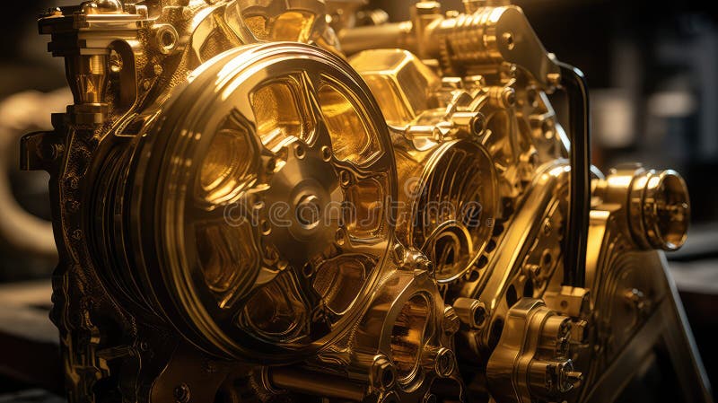 Regal engine turned gold stock illustration. Illustration of turned ...