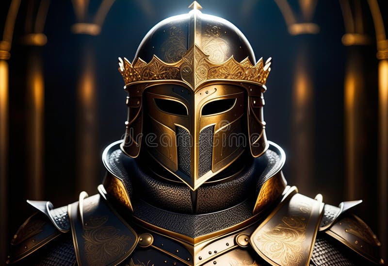 The Regal Knight in Skyrn99 S Masterpiece Stock Illustration ...