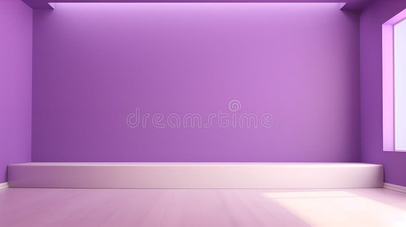 Regal Purple Wall with Dramatic Light and Shadow Effects, Perfect for ...