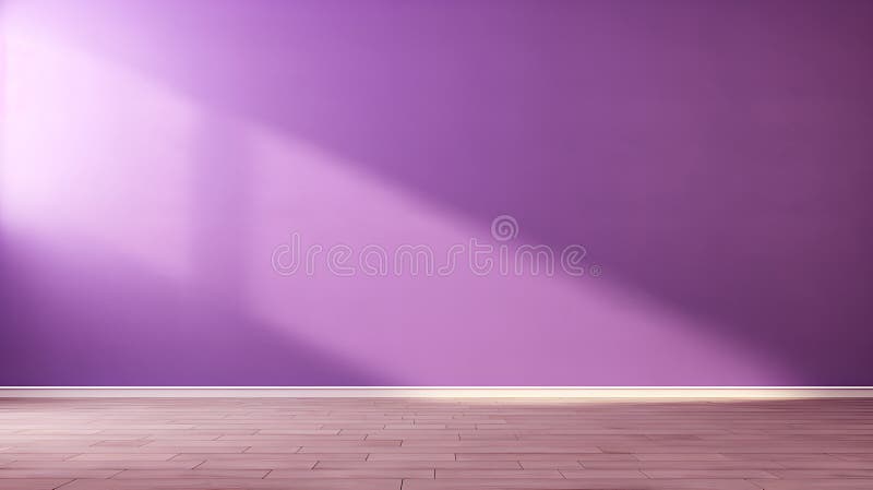 Regal Purple Wall with Dramatic Light and Shadow Effects, Perfect for ...