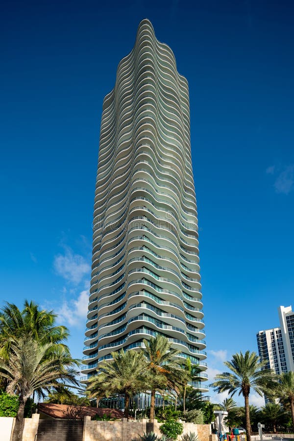 Regalia Beachfront Residences Sunny Isles FL USA Editorial Photo ...