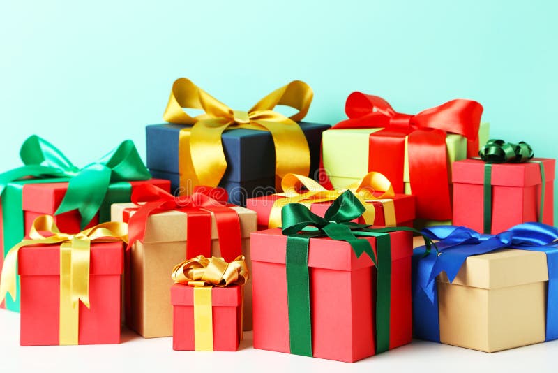 Regalo Boxes foto de archivo. Imagen de decorativo, celebre - 81049834