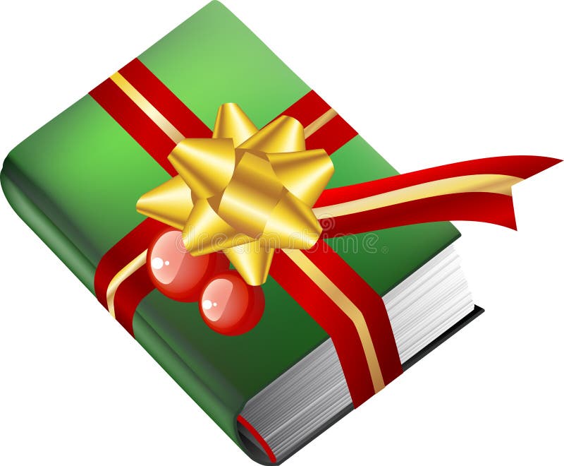 Regalo del libro ilustración del vector. Ilustración de aislado - 103282559