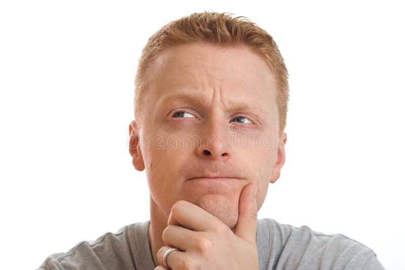 Regard pensif photo stock. Image du auburn, visage, personne - 5991390