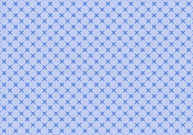 De Blauwe Achtergrond Van Het Patroon Vector Illustratie - Illustratie ...