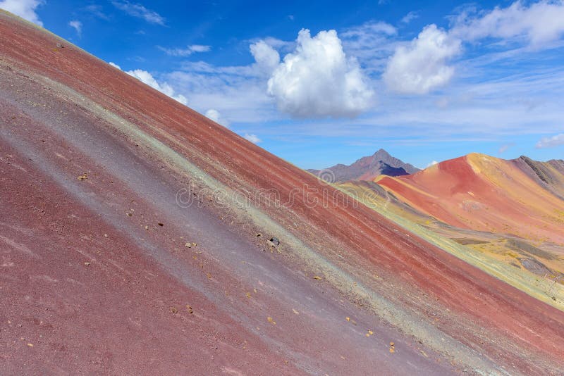 Regenbogen-Berg, Nahe Cusco, Peru Stockfoto - Bild von plateau, bereich ...