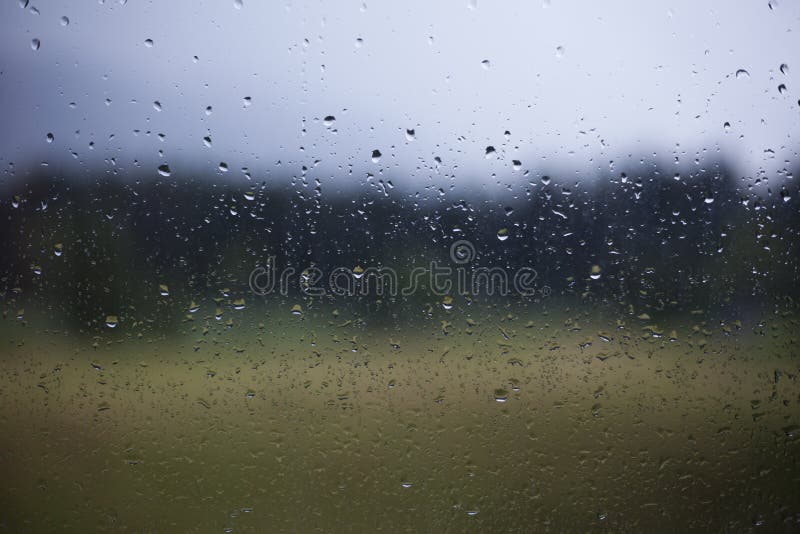 Regendruppels op een raam. stock foto. Image of regen - 187376688