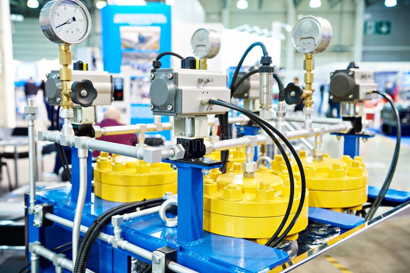 Regeneration Gas Drying System Stock Image - Image of drying ...