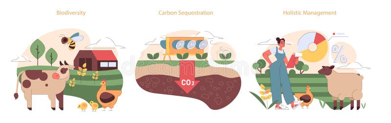 Regenerative Agriculture Approach Set. Stock Vector - Illustration of ... Regenerative Agriculture Approach Set. Stock Vector - Illustration of ...