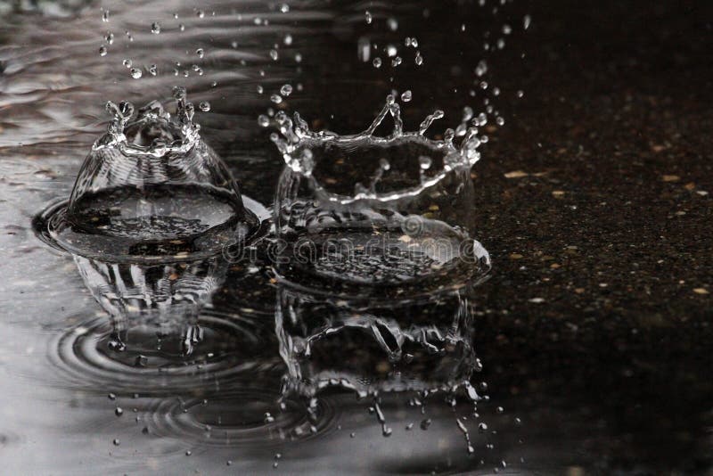 Regentropfen stockbild. Bild von schläge, tropfenfänger - 37676029