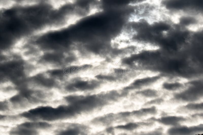 Regenwolken Bevor Dem Regnen in Der Regenzeit Stockfoto - Bild von ...