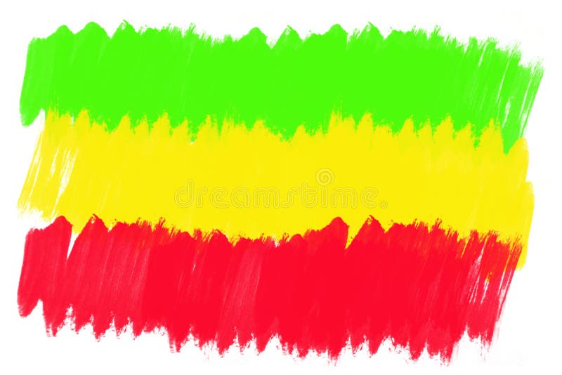 Reggae Color with Concrete Wall Background Stock Illustration ...