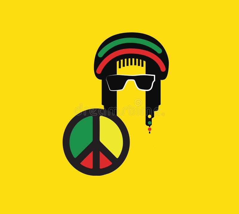 Reggae Culture Concept Design Stock Vector - Illustration of flyer ...