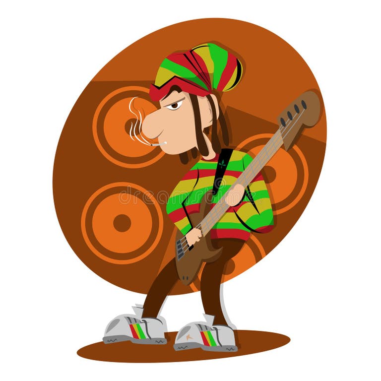 Reggae Cartoon Stock Illustrations – 910 Reggae Cartoon Stock ...