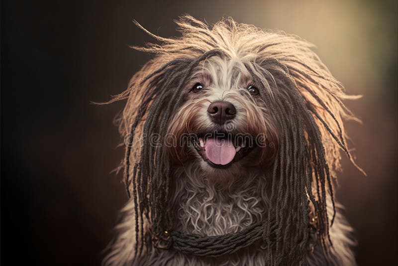 Reggae Pet with Dreadlocks. Created with Generative AI Technology ...