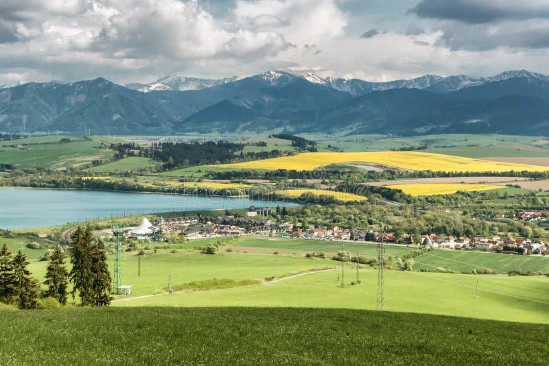 Beautiful Landscape. Region Liptov in Slovakia Stock Photo - Image of ...