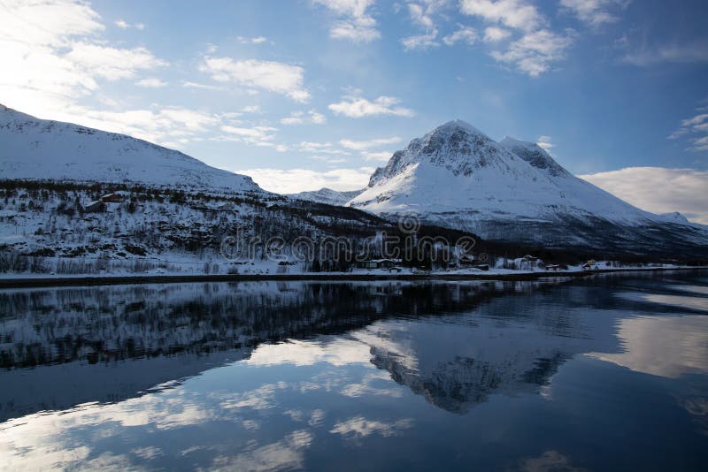 The region Troms, Norway stock photo. Image of landscape - 93765934