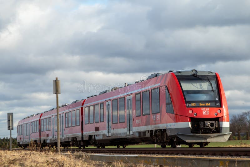 Regional Express Train, Rheinbach NRW Germany - 28 01 2020 Editorial ...