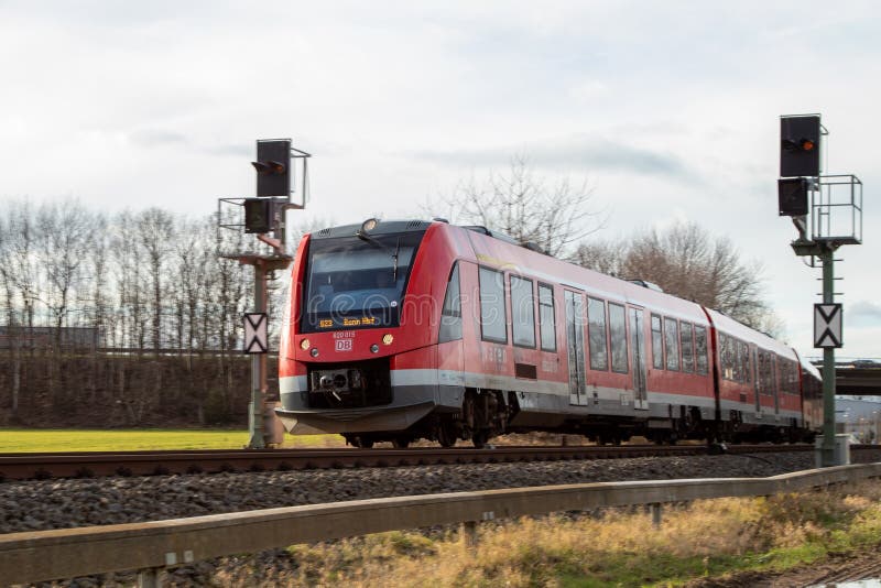 Regional Express Train, Rheinbach NRW Germany - 28 01 2020 Editorial ...