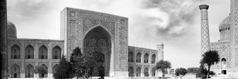 Registan square stock image. Image of cultural, facade - 17852047