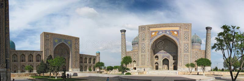 Registan square stock image. Image of heritage, mosque - 17852069