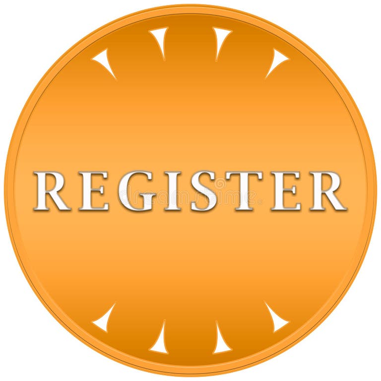 Register button stock illustration. Illustration of circle - 85542062