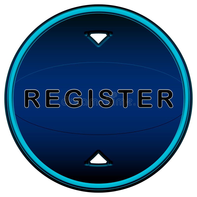 Register button stock illustration. Illustration of member - 107114779