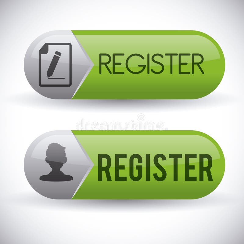 Register now stock vector. Illustration of glass, fresh - 23902443