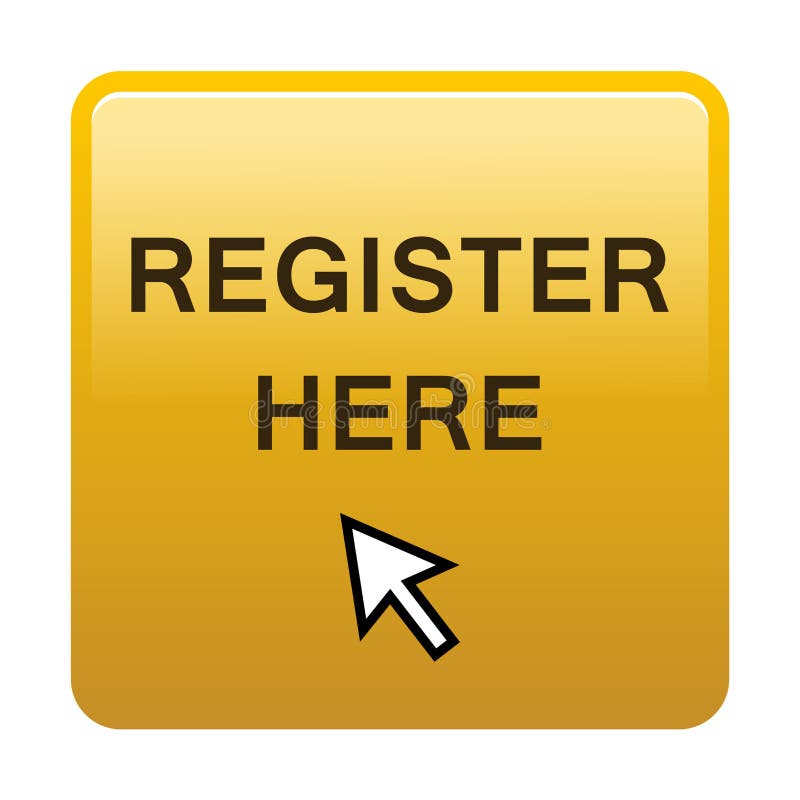 Register here button stock vector. Illustration of icon - 128696992