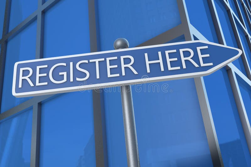 Register here stock image. Image of click, customer, registration ...