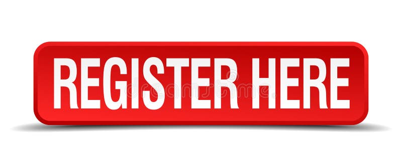 Register Here Red 3d Square Button Stock Vector - Illustration of click ...