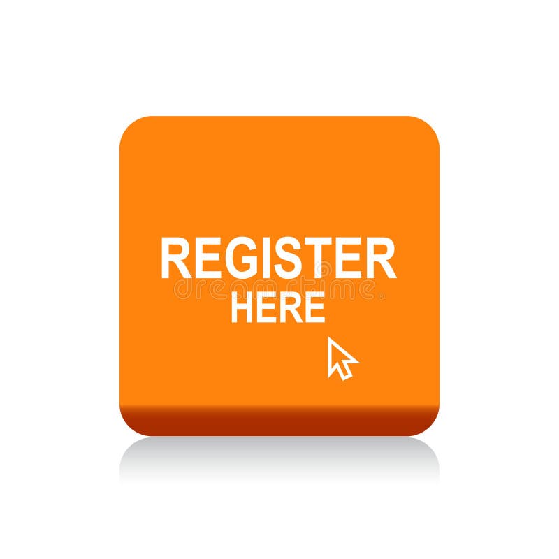 Register here stock illustration. Illustration of icon - 122415547