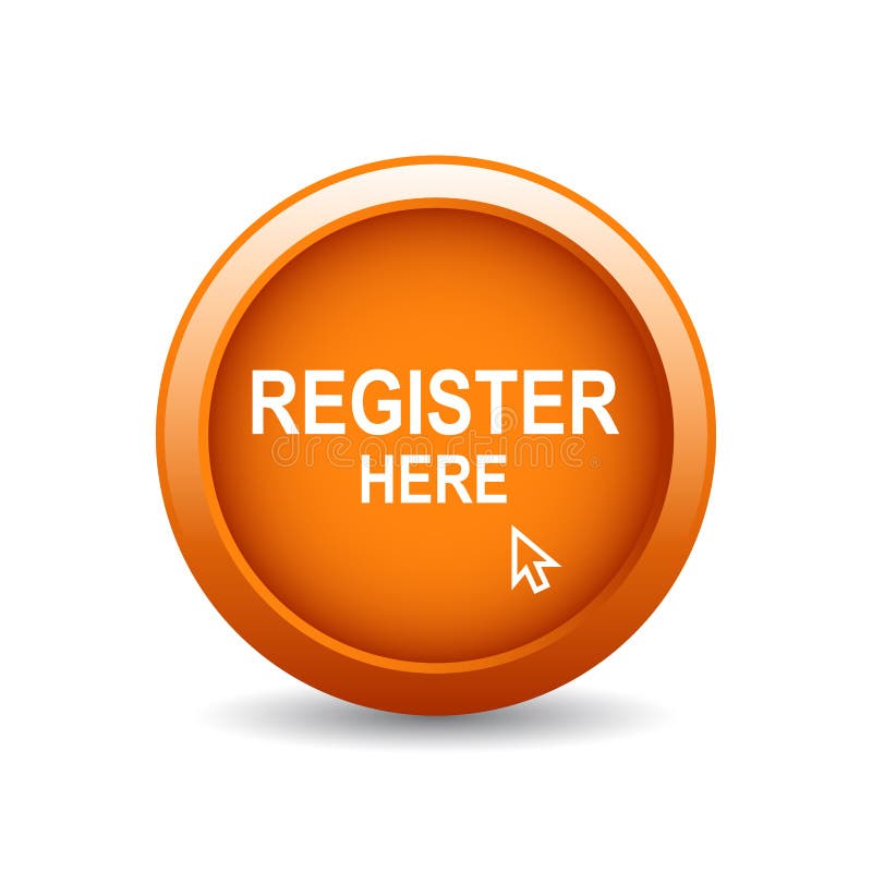 Register here stock illustration. Illustration of icon - 122415547