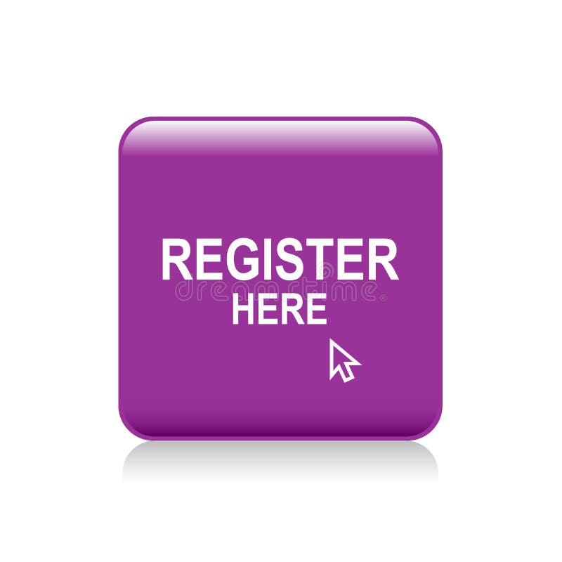 Register here stock illustration. Illustration of icon - 122415547