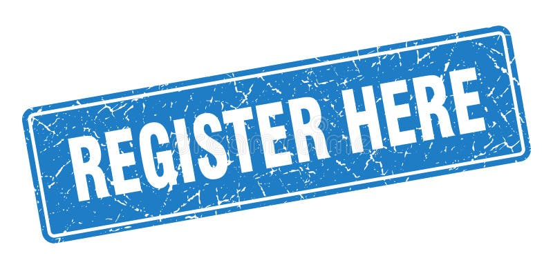 Register Here Sign. Register Here Grunge Stamp Stock Vector ...