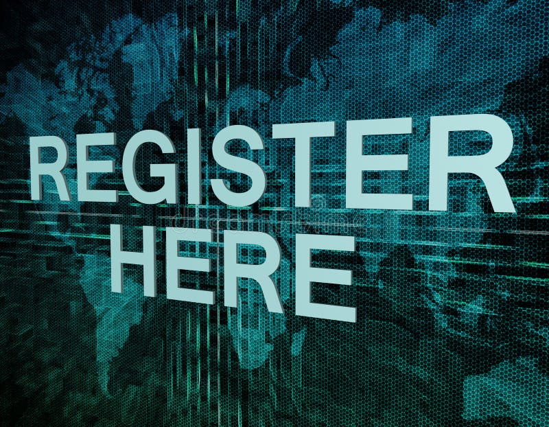 Register here stock image. Image of banner, click, shopping - 48169495