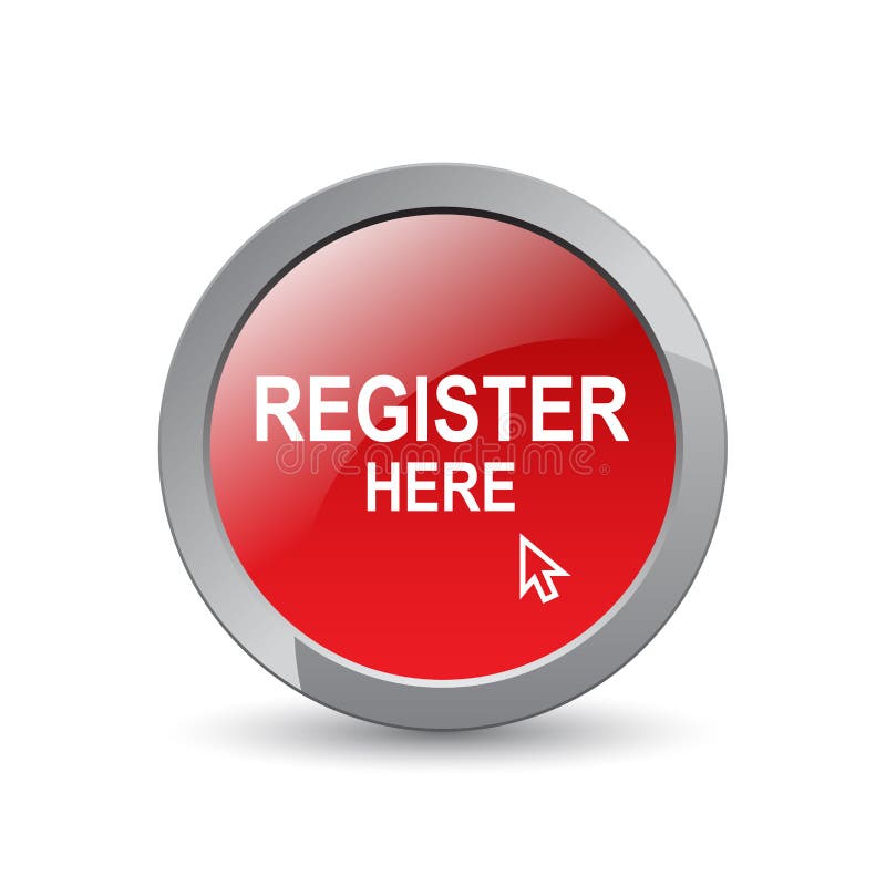Register here stock illustration. Illustration of icon - 122415547