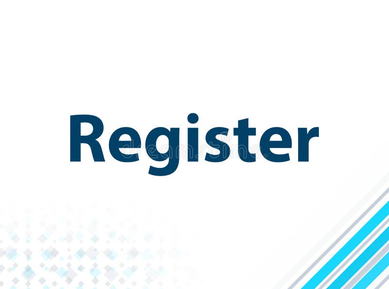 Registration Modern Flat Design Blue Abstract Background Stock ...