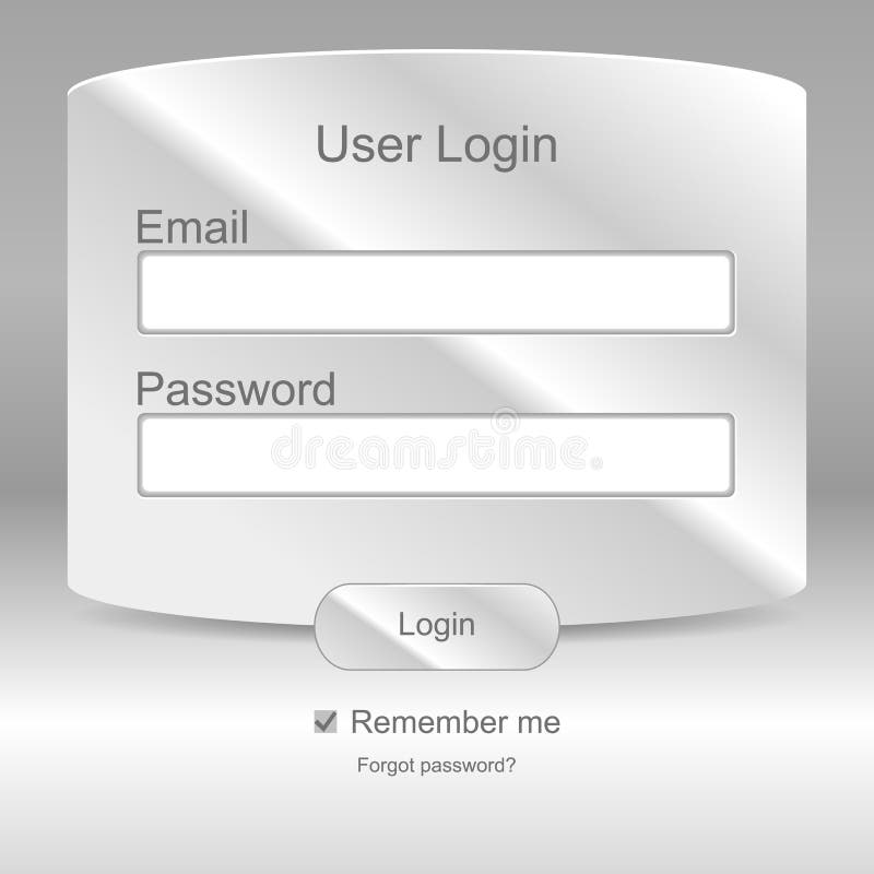 Blank Form with Signature and Pen Stock Vector - Illustration of money ...