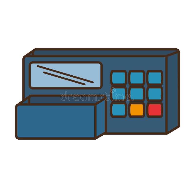 Register Machine Store Isolated Icon Stock Illustrations – 2,296 ...