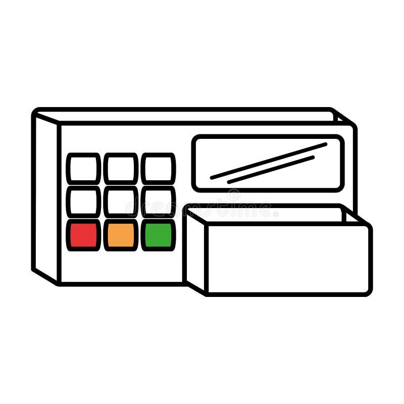 Register Machine Store Isolated Icon Stock Illustrations – 2,790 ...